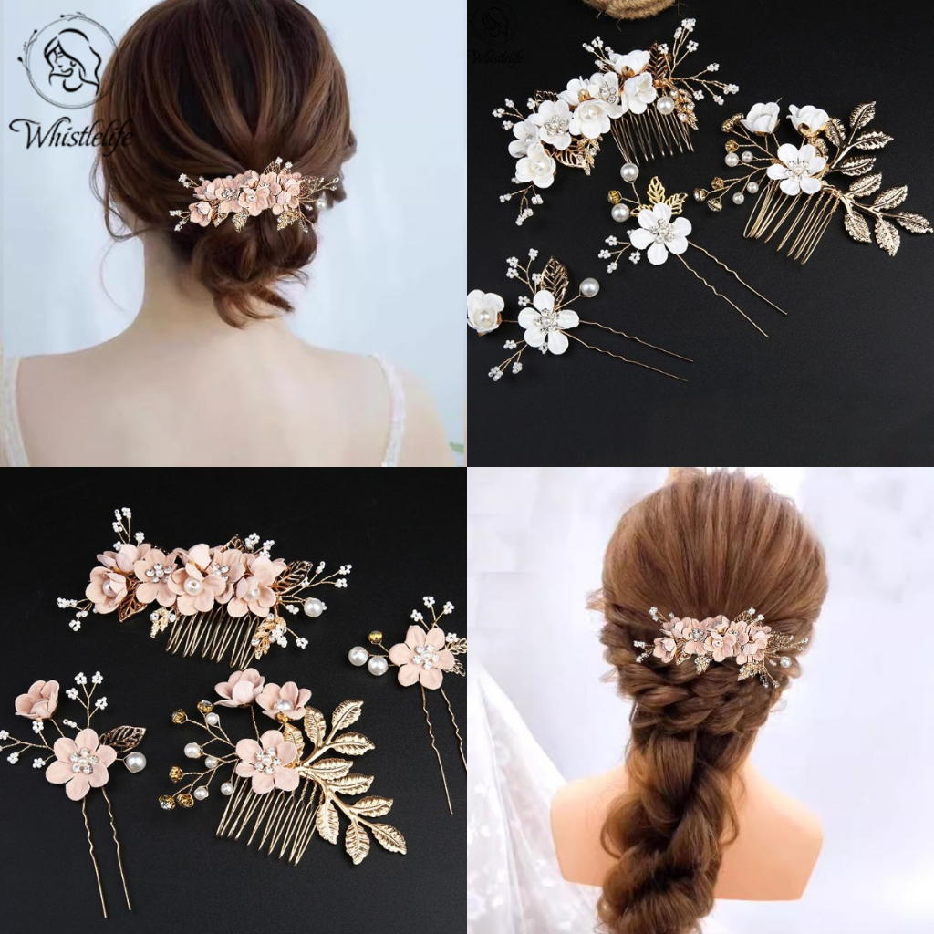 Jual COD ️Sirkam Hiasan Aksesoris Rambut Wanita untuk Pesta Pengantin ...