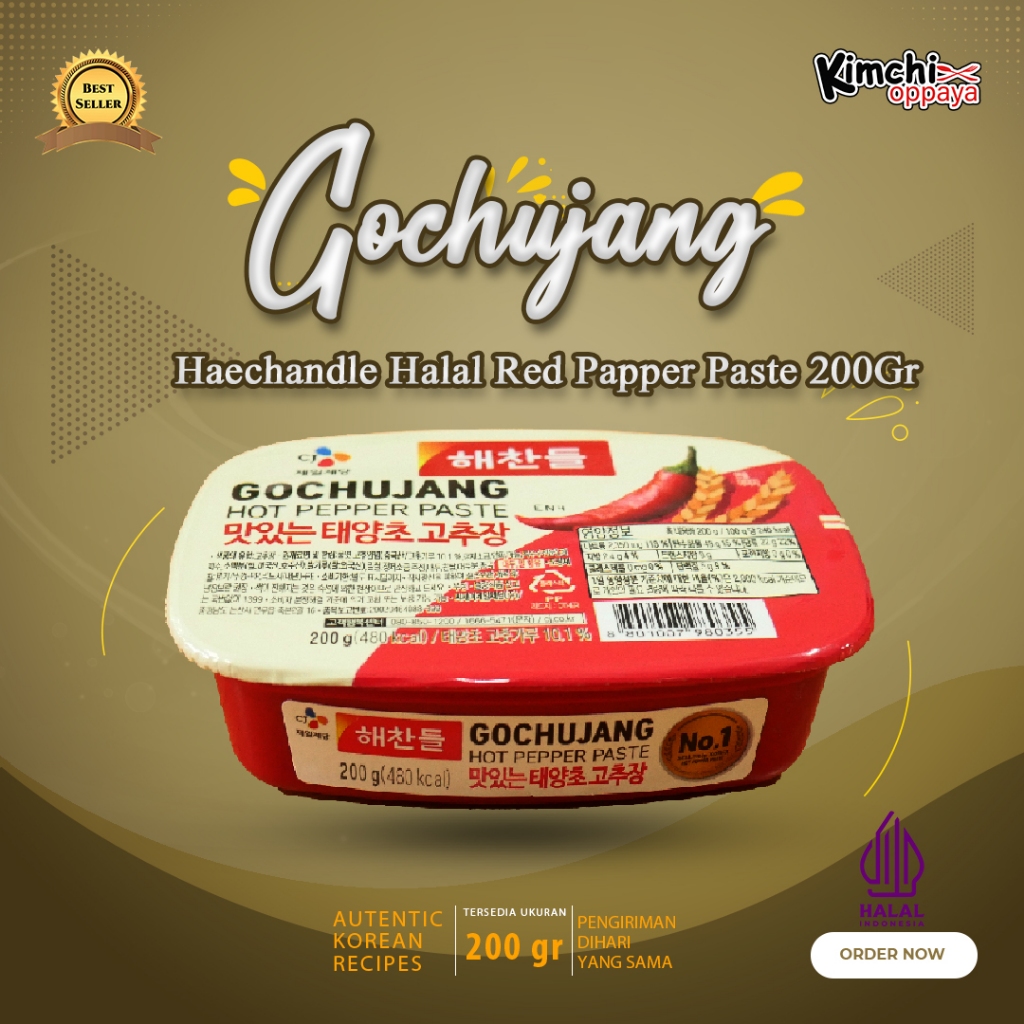 Jual Haechandle Gochujang Halal Saus Korean Red Pepper Paste 200Gr ...