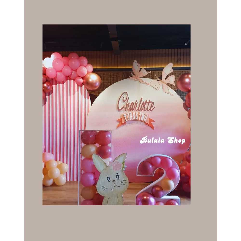 Jual Backdrop Pesta Ulang tahun ukuran 2x1m, hanya untuk pengiriman ...