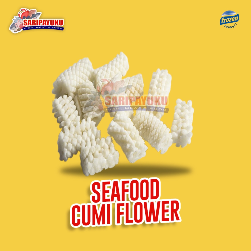 Jual Cumi Flower Import Ori / Cumi Kembang / Cumi Gurat / Squid Flower ...