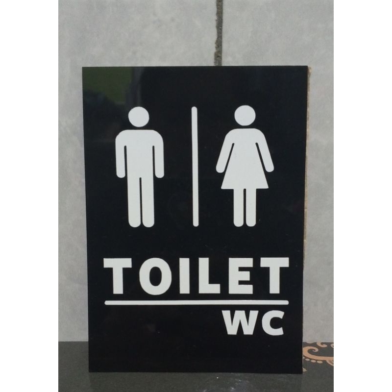 Jual Sign Board Akrilik Hitam | Shopee Indonesia