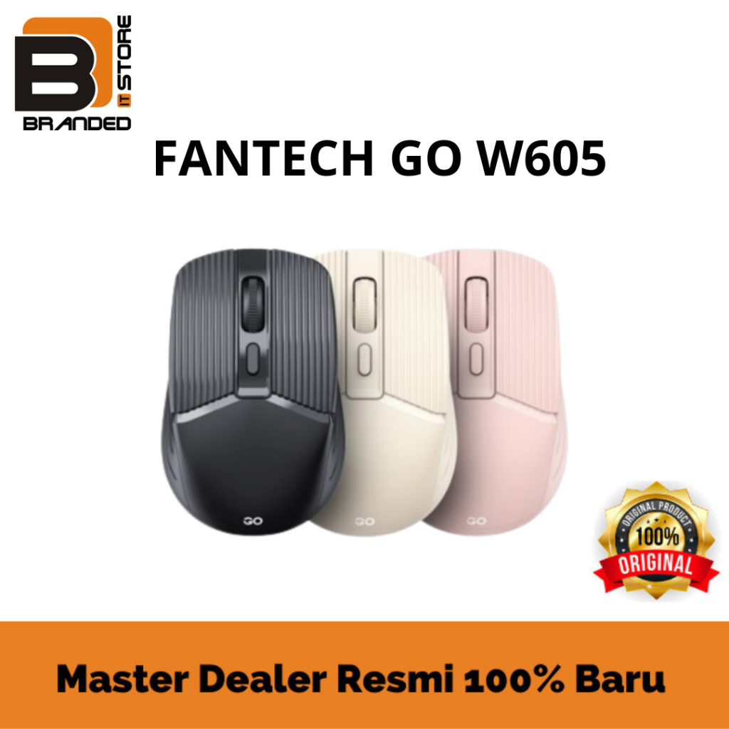 Jual FANTECH Mouse GO W605 OFFICE WIRELESS ORIGINAL | Shopee Indonesia