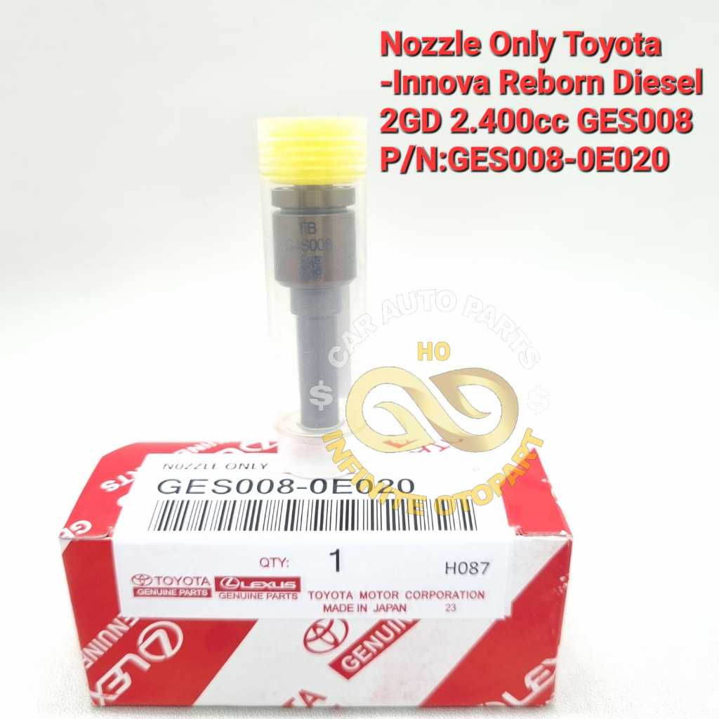 Jual NOZZLE NOSEL ONLY TOYOTA INNOVA REBORN DIESEL 2GD 2400CC GES008 ...