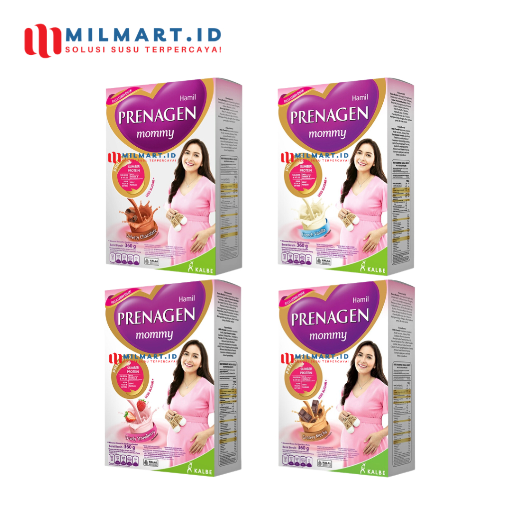 Jual PRENAGEN MOMMY 360 G CHOCOLATE/VANILA/MOCHA/STRAWBERRY SUSU IBU HAMIL COKLAT VANILLA ...