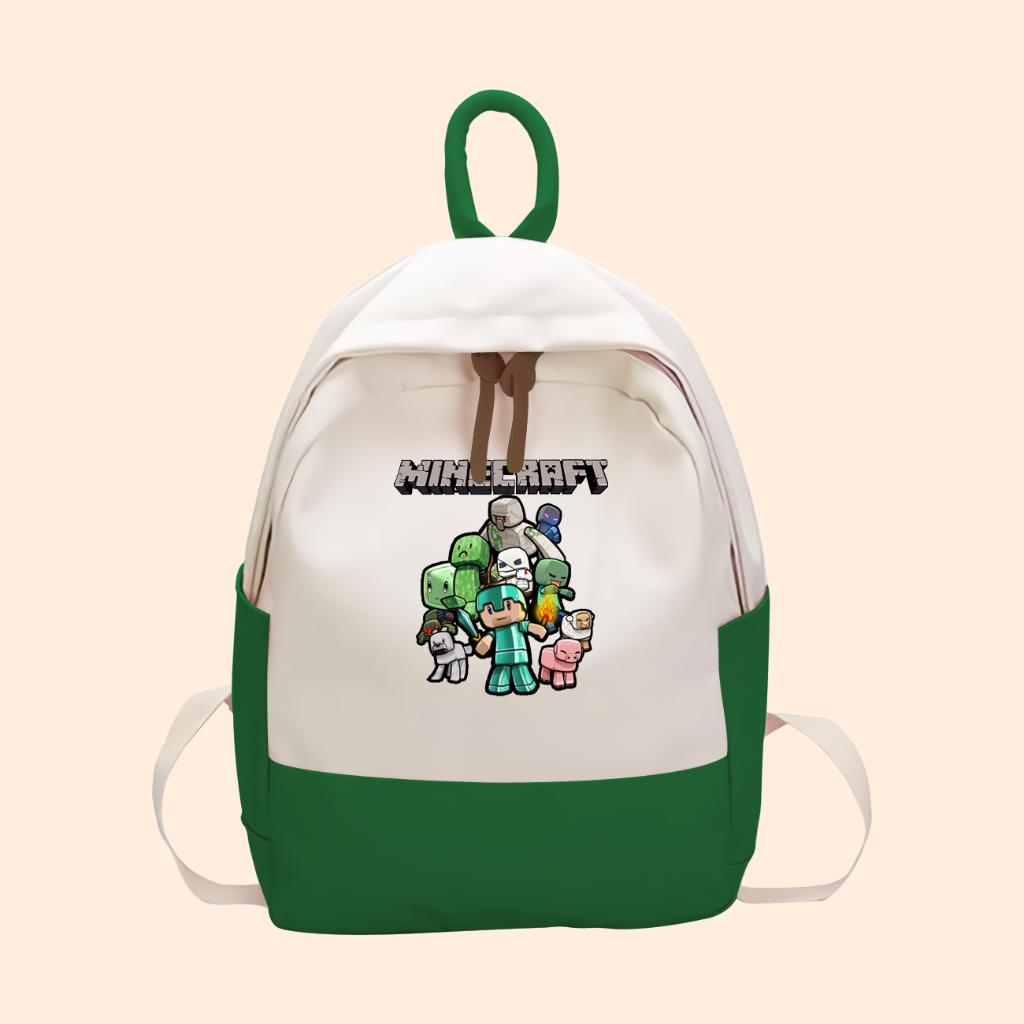 Jual Tas Anak Game Minecraft Minicraft Ransel Anak SD TK Kantong ...