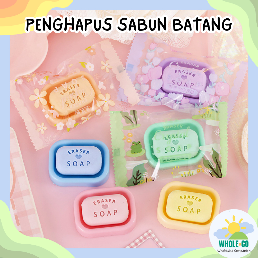 Jual Penghapus Bentuk Sabun Batang Premium Soap Bar Lucu Unik Imut ...