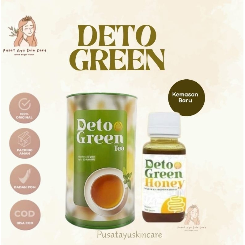 Jual ️DETOGREEN KEMASAN BARU ️Deto green Diet sehat ampuh menurunkan ...