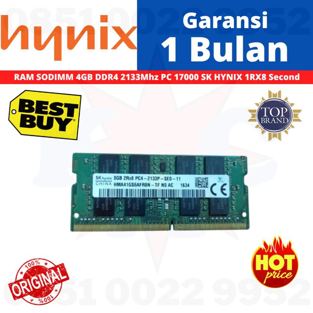 Jual Ram Laptop Ddr4 Ram 8gb Ddr4 2133 Hynix Sodimm Ddr4 Sodimm Sk