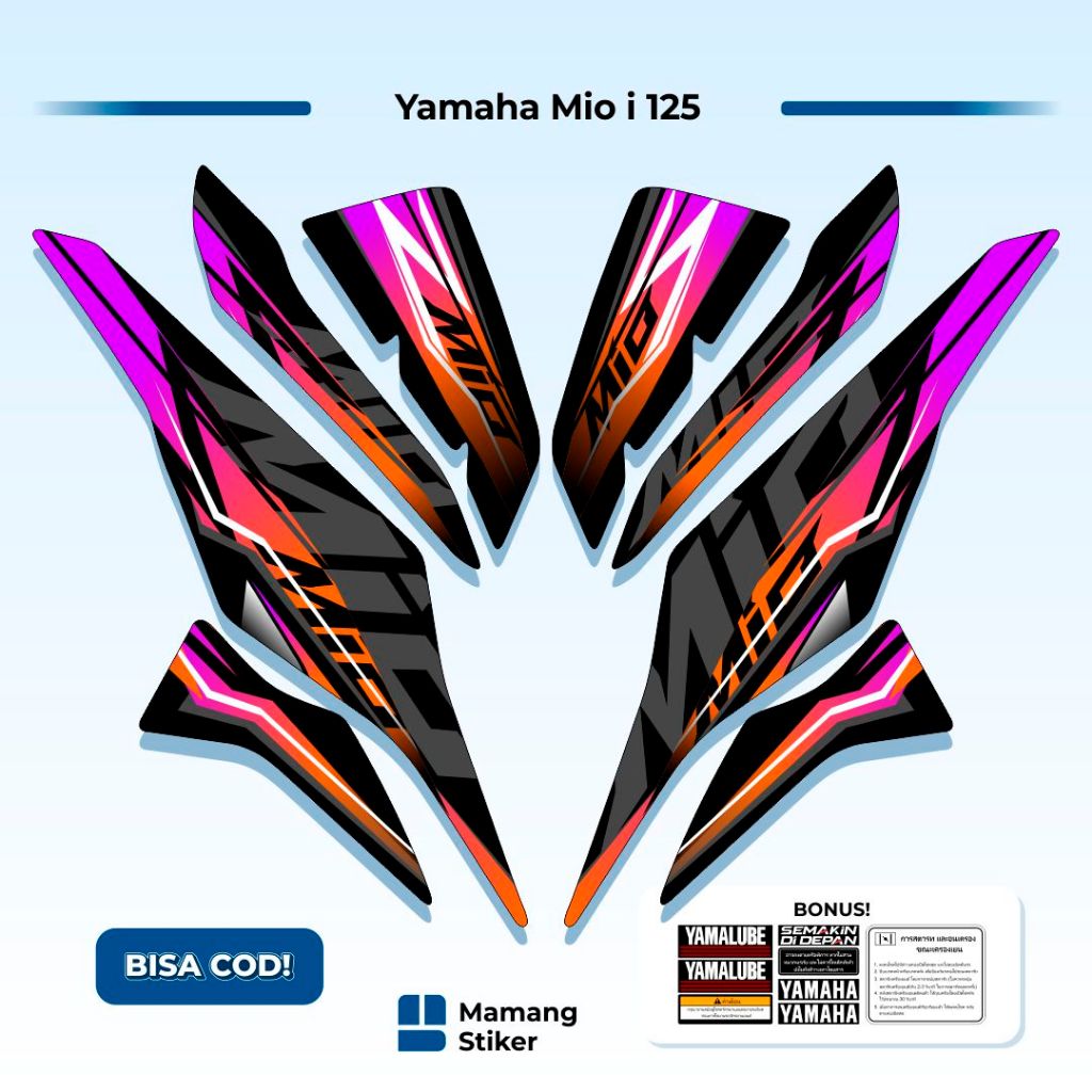 Jual Striping Mio M3 Variasi (38) 2016 2017 2018 2019 2020 2021 2022 ...