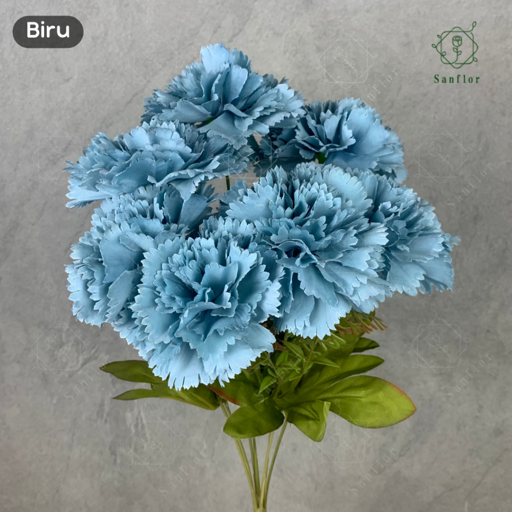 Jual CARNATION K7/ BUNGA ARTIFICIAL/ TANAMAN HIAS PLASTIK/ HIASAN ...