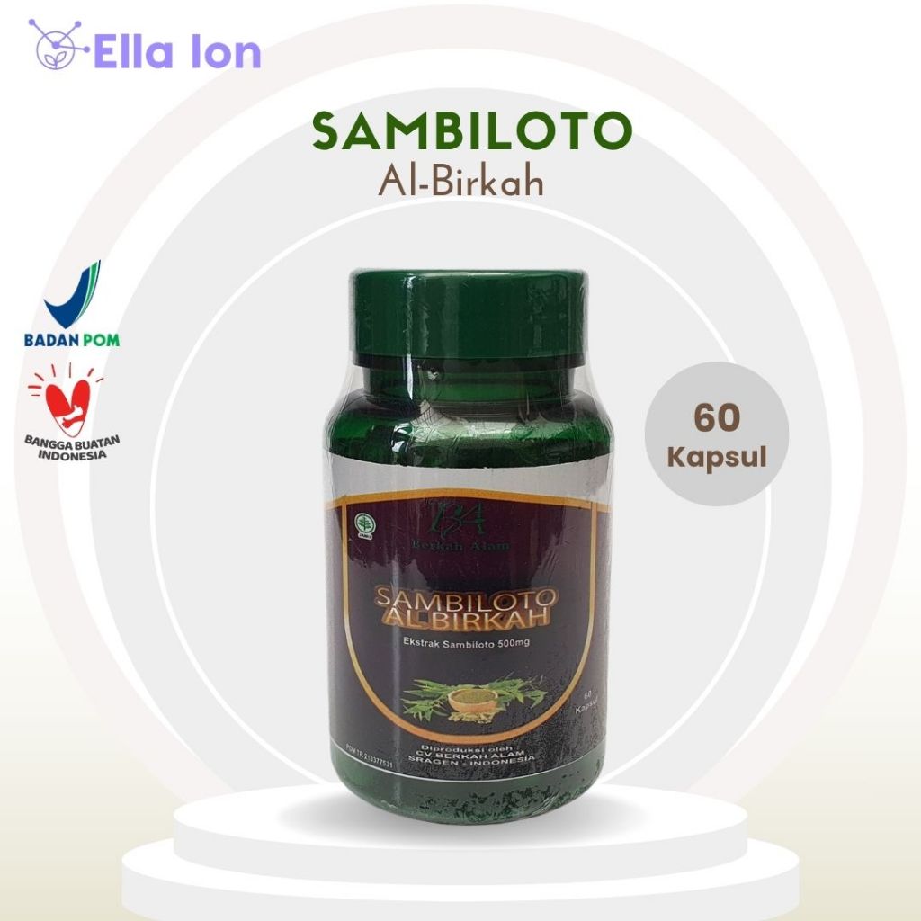 Jual Kapsul Sambiloto Al Birkah @ 60 Kapsul / Sambiloto Albirkah ...