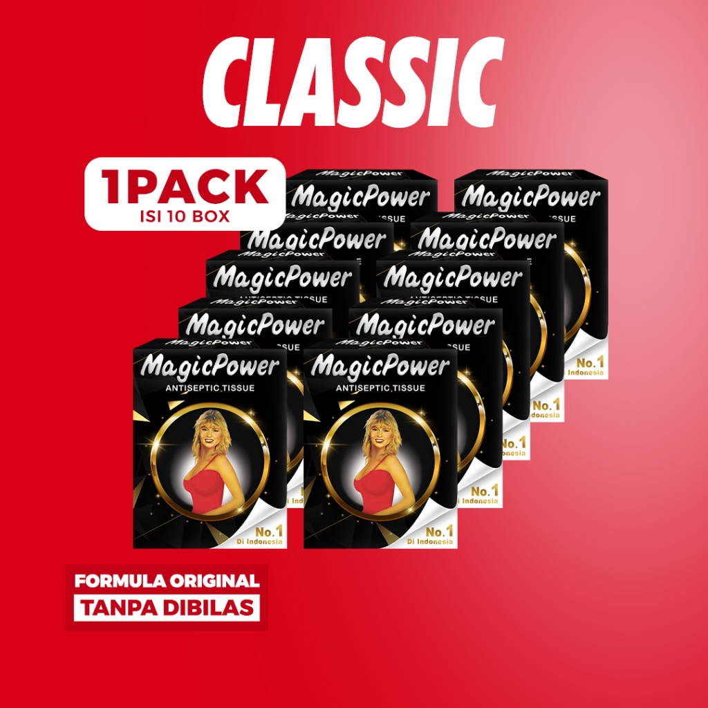 Jual Magic Power Tissue Classic Original - Antiseptic Tissue - 1 Pack ...