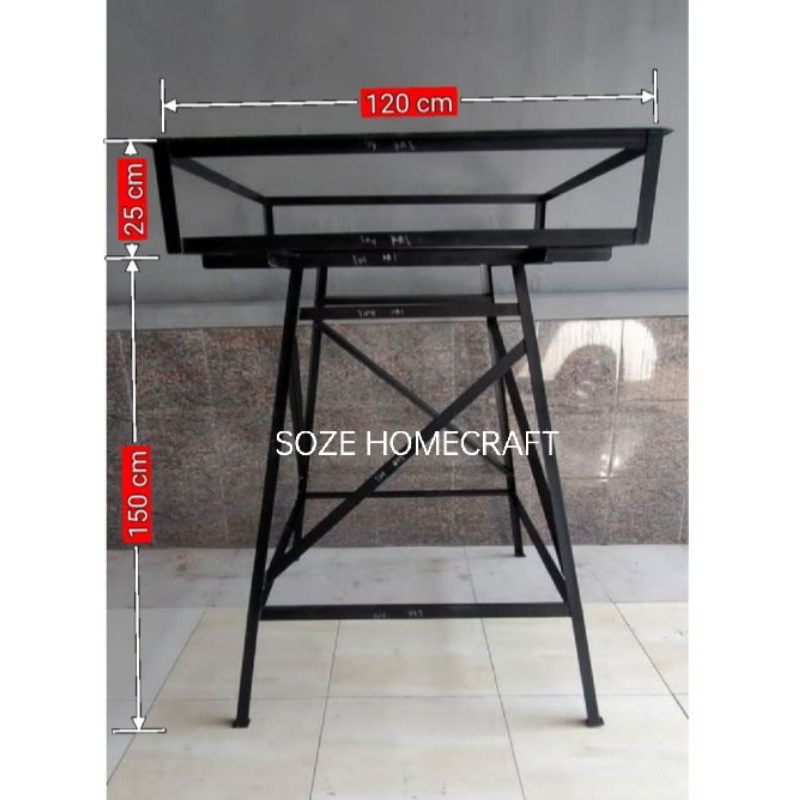 Jual MENARA DUDUKAN KAKI TORN TANDON AIR MURAH 1-2-3-4 METER | Shopee ...
