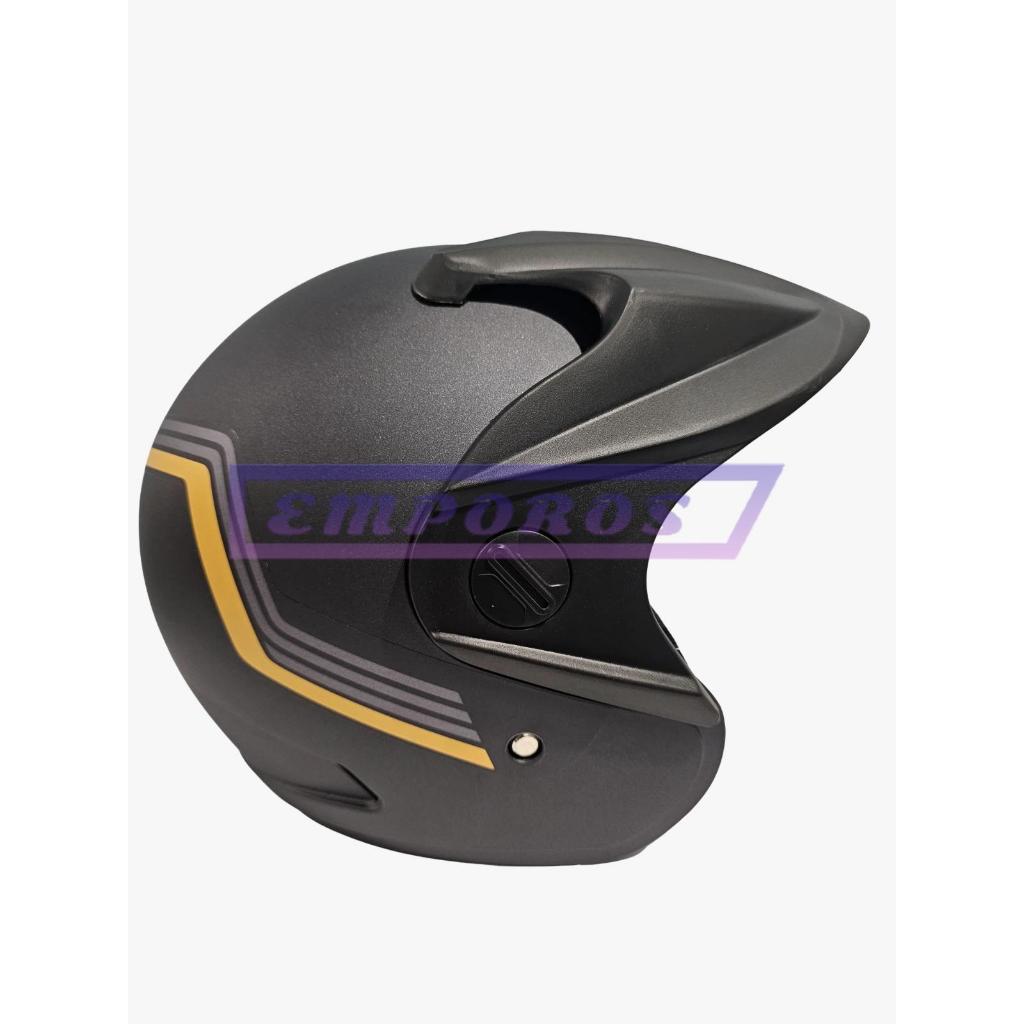 Jual Honda Helmet Half Face Blue V2 87100HFLSL, HELM HONDA, HELM ...
