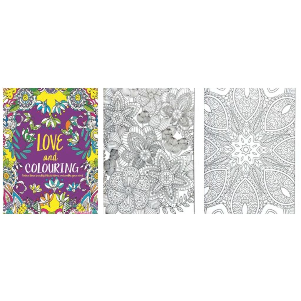 Jual [Squiggle] UK Self Healing /Anti Stress Adult Colouring Book (Buku ...