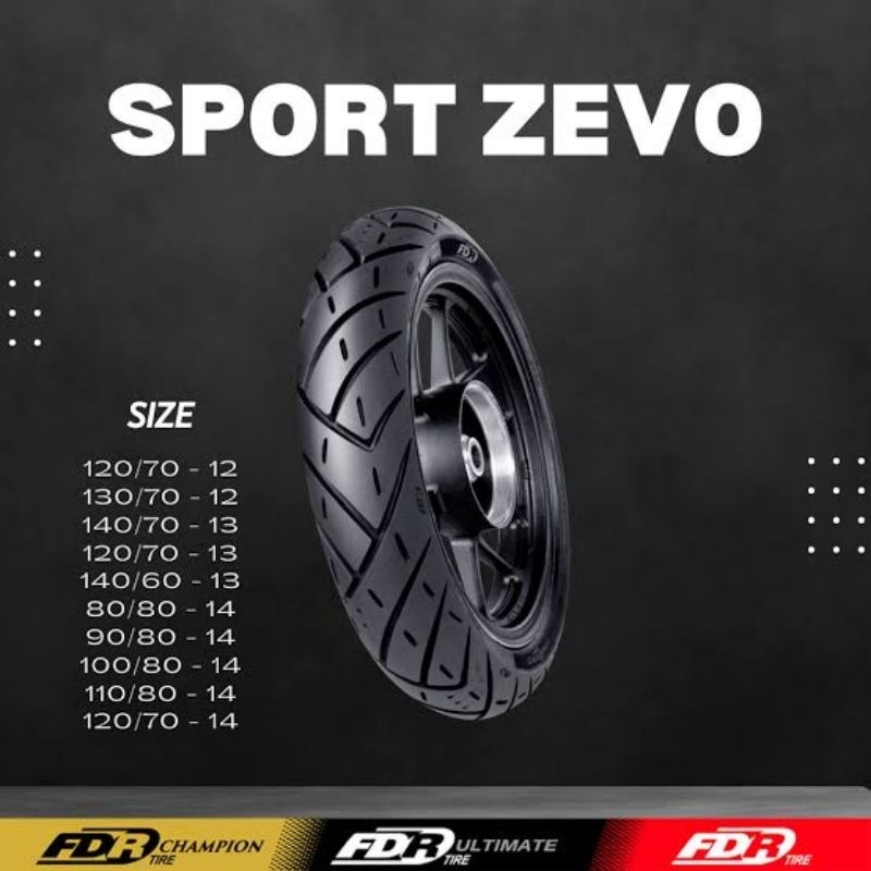 Jual FDR SPORT ZEVO BAN LUAR TUBELESS MATIC HONDA BEAT VARIO SCOOPY SPACY PCX ADV YAMAHA MIO ...