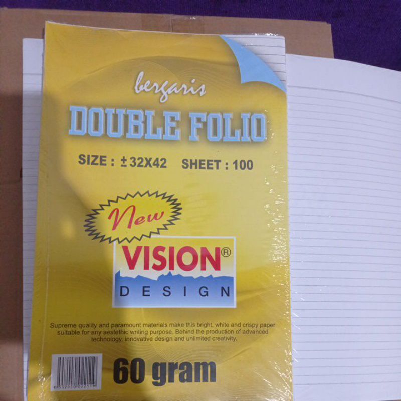 Jual Kertas Folio Bergaris Isi 100 Sheet | Shopee Indonesia