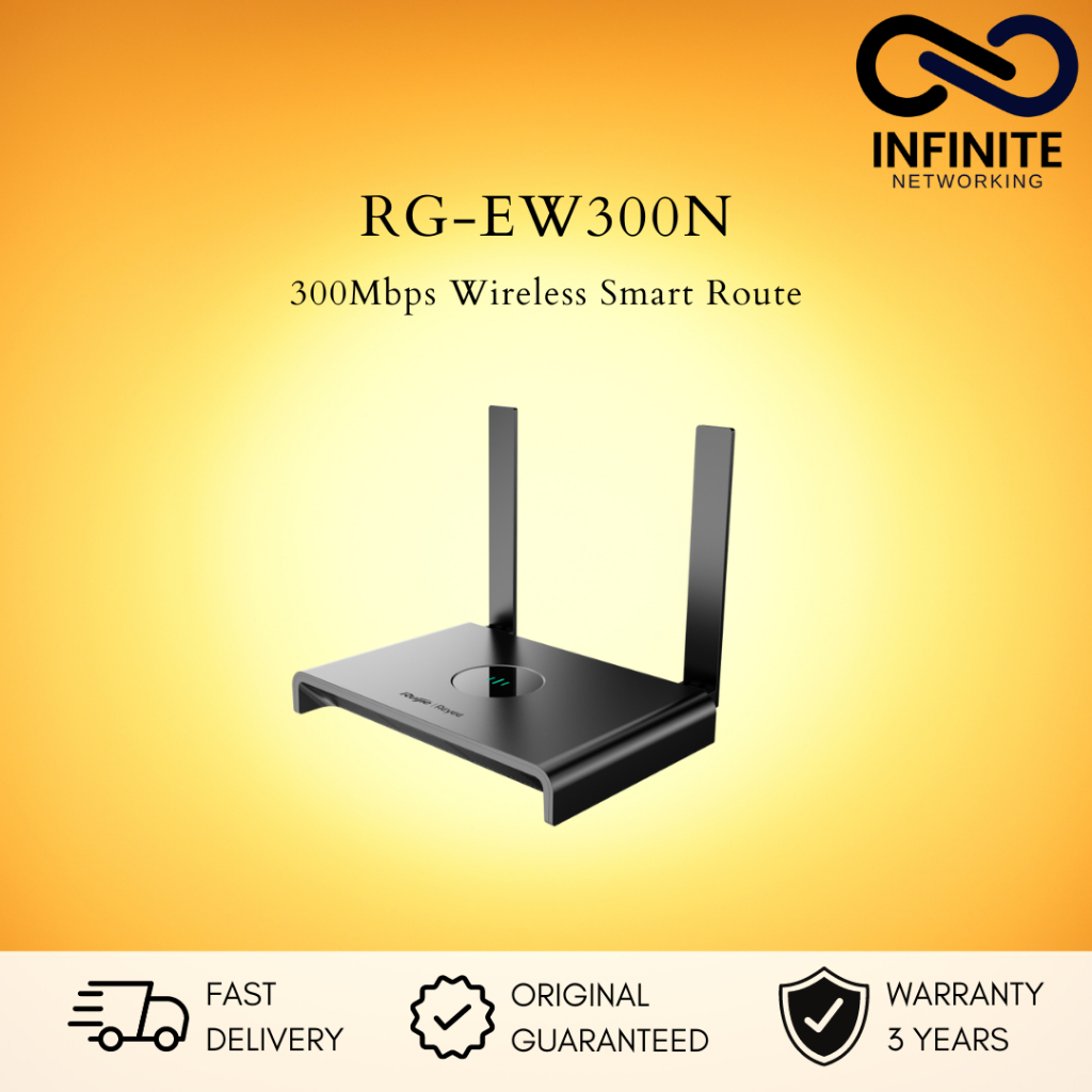 Jual Ruijie Reyee RG-EW300N 300MBPS Wireless Router Wifi | Shopee Indonesia