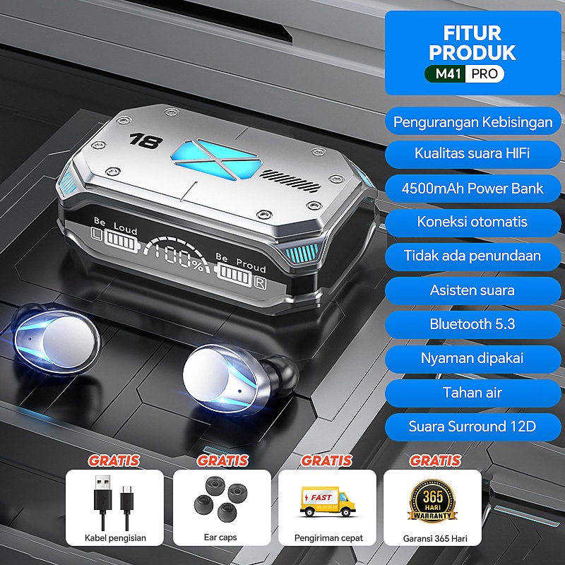 Jual 【Upgrade】TWS M20 Pro M10 M19 F9 Wireless Earphone Bluetooth V5.3 TWS Gaming Headset ...