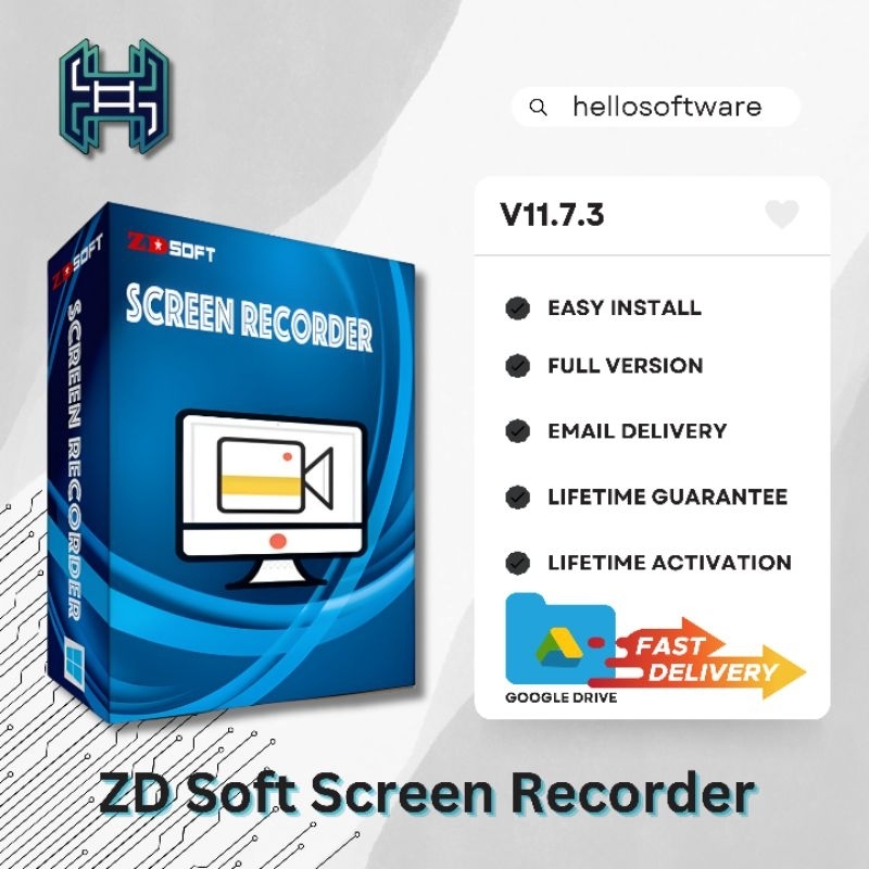 Jual ZD Soft Screen Recorder 11.7.3 Full Version (Versi Terbaru) | Shopee Indonesia