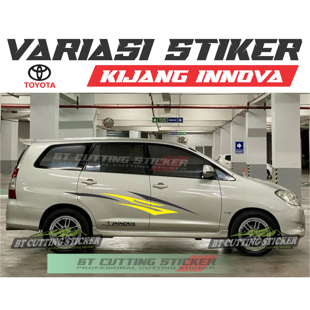 Jual IN99 stiker mobil kijang innova sticker toyota innova sticker ...