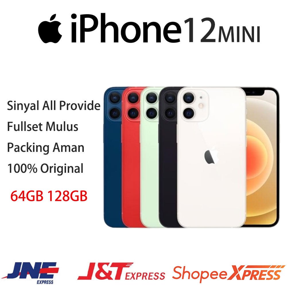 Jual APPLE iPhone 12 Mini 64GB 128GB 256GB HP IP12 MINI ORIGINAL FULLSET GARANSI 1 BULAN ...