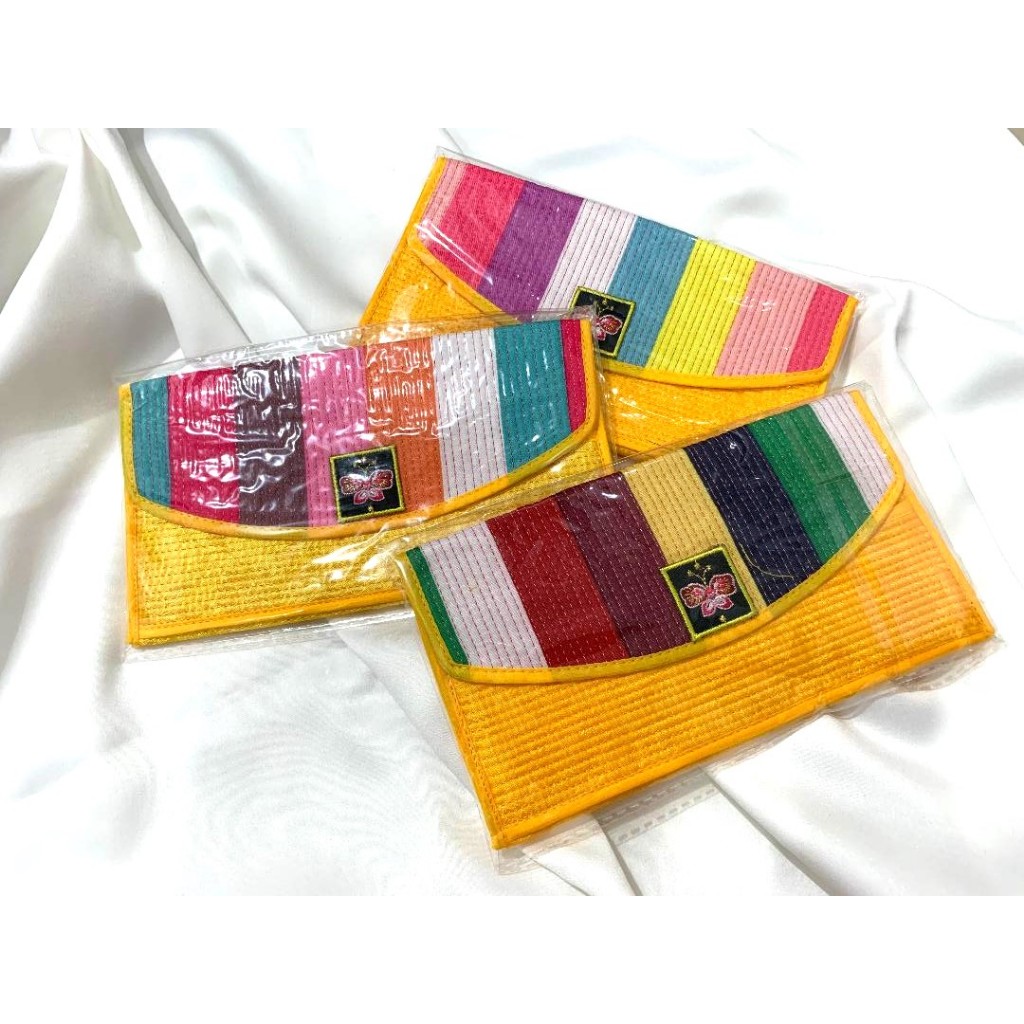 Jual dompet kain ala korea-kuning terang | Shopee Indonesia