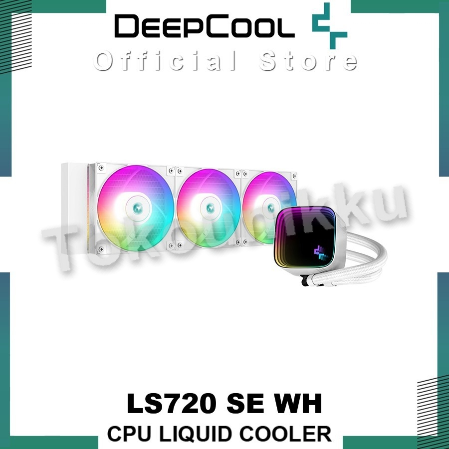 Jual Deepcool LS720 SE White A-RGB 360mm Liquid CPU Cooler | Shopee ...