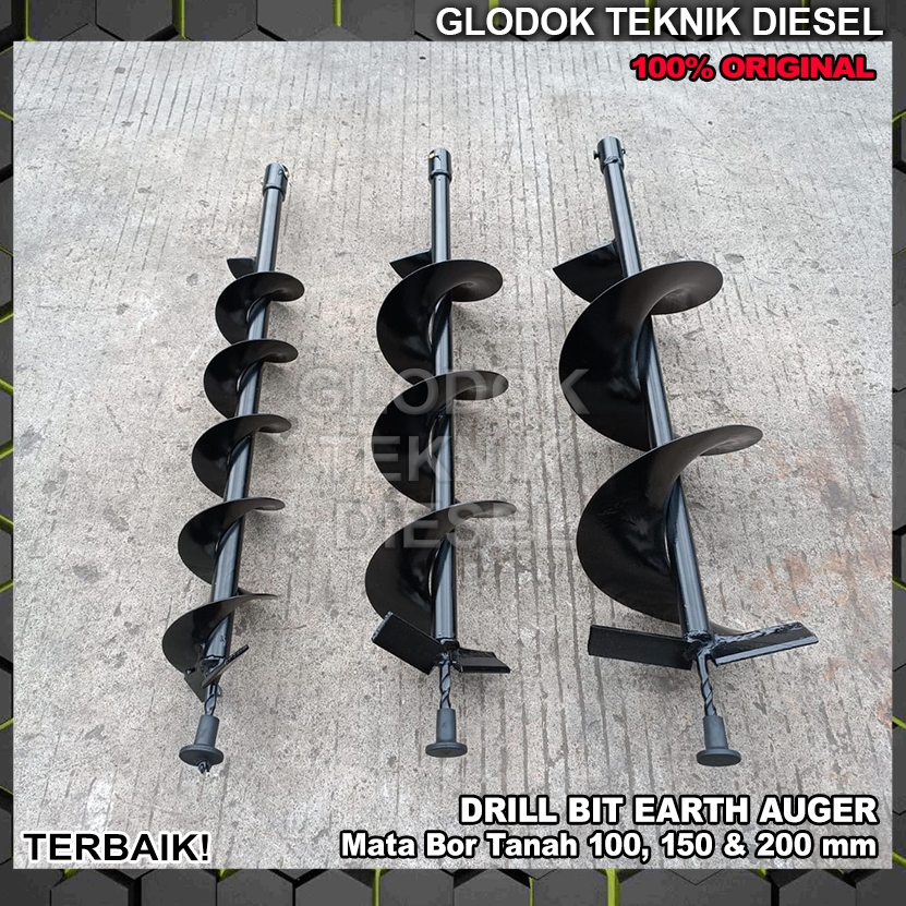 Jual MATA Bor Tanah Diameter 4" 6" 8" MATRIX / Mata Bor Biopori Sumur 4 ...