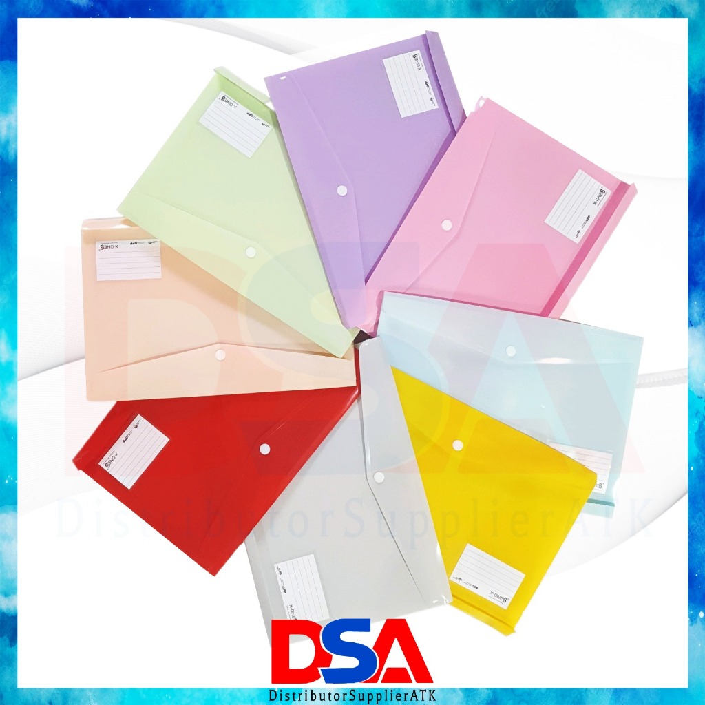 Jual DSA MAP KANCING PASTEL DOFF F4 PUNGGUNG MAP KANCING PLASTIK WARNA ...