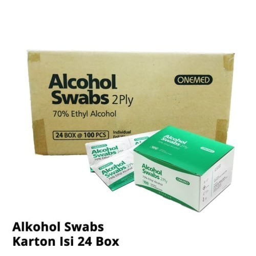 Jual Alkohol Swab OneMed / Alcohol Swab OneMed 2 Ply / Kapas/tisu ...