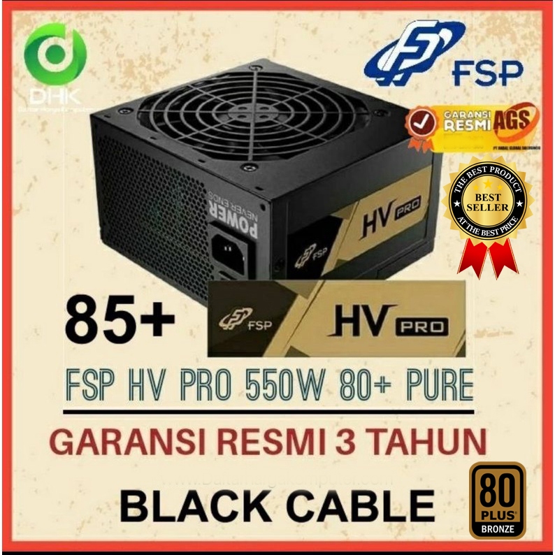 Jual PSU FSP HV PRO 550W 85 Plus power supply | Shopee Indonesia