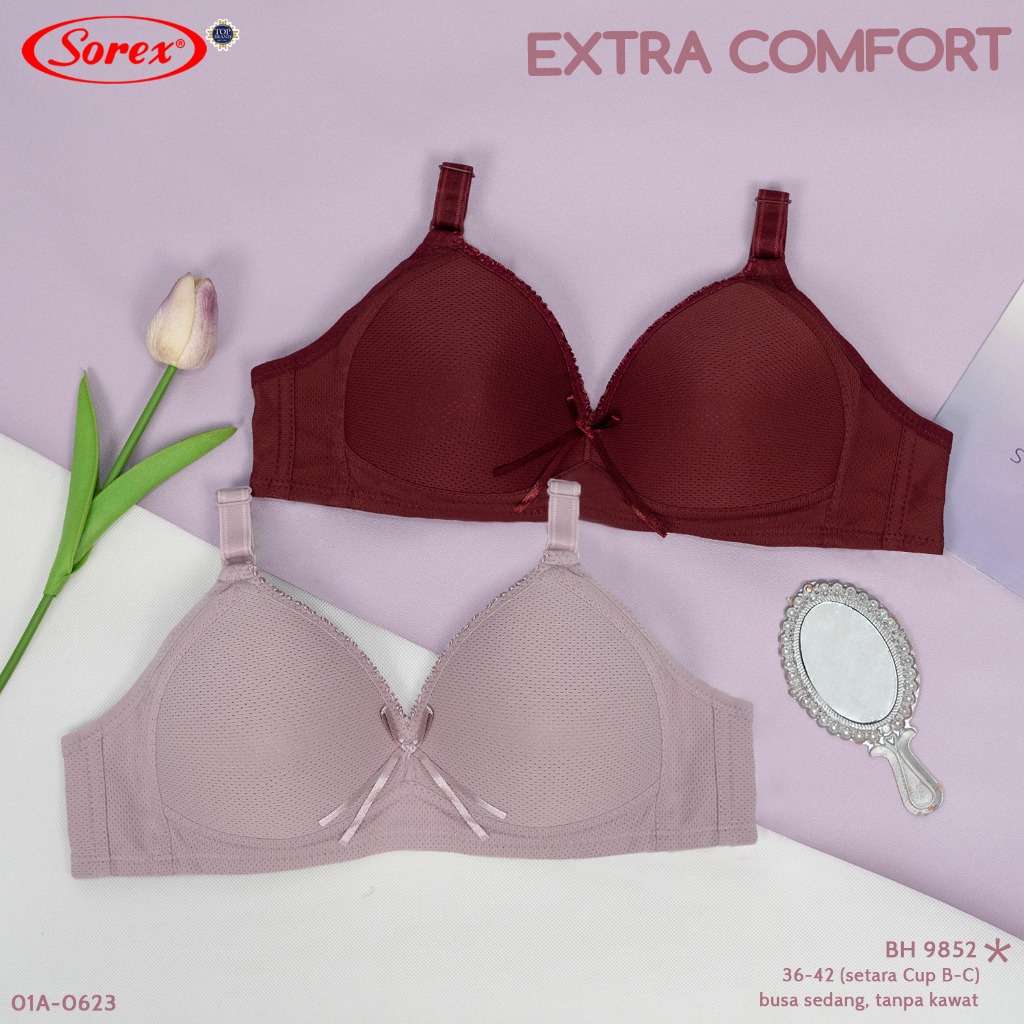 Jual Bra bh 9852 Basic tanpa kawat Sorex | Shopee Indonesia