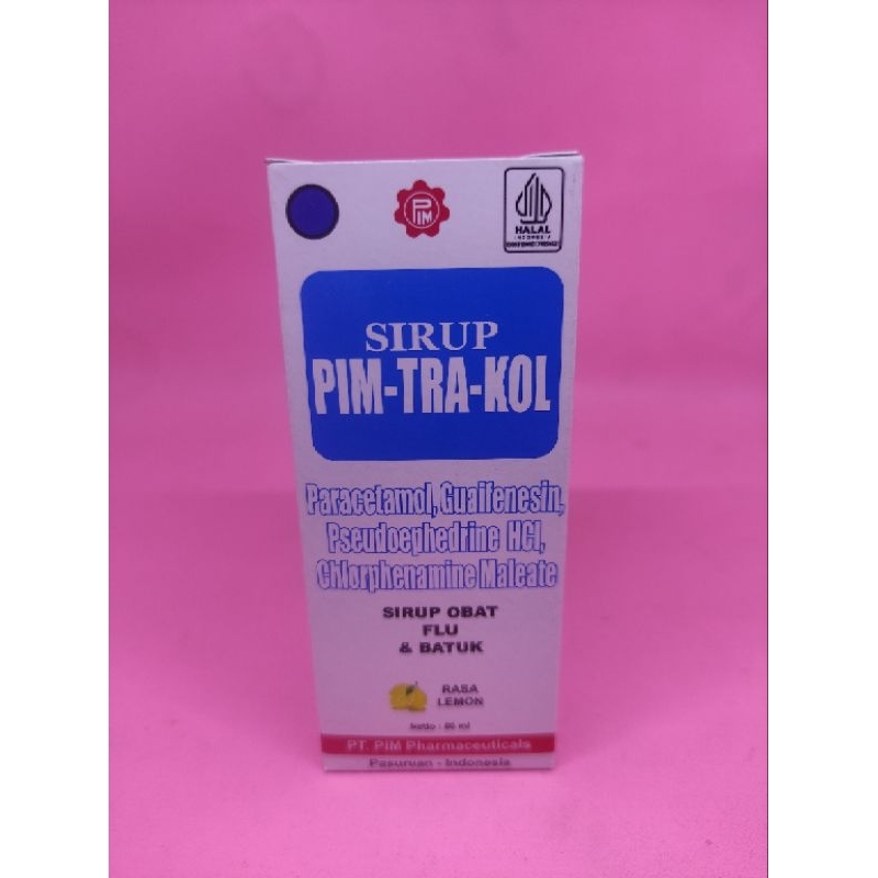 Jual PIM-TRA-KOL / PIMTRAKOL Syrup Lemon & Cherry | Shopee Indonesia