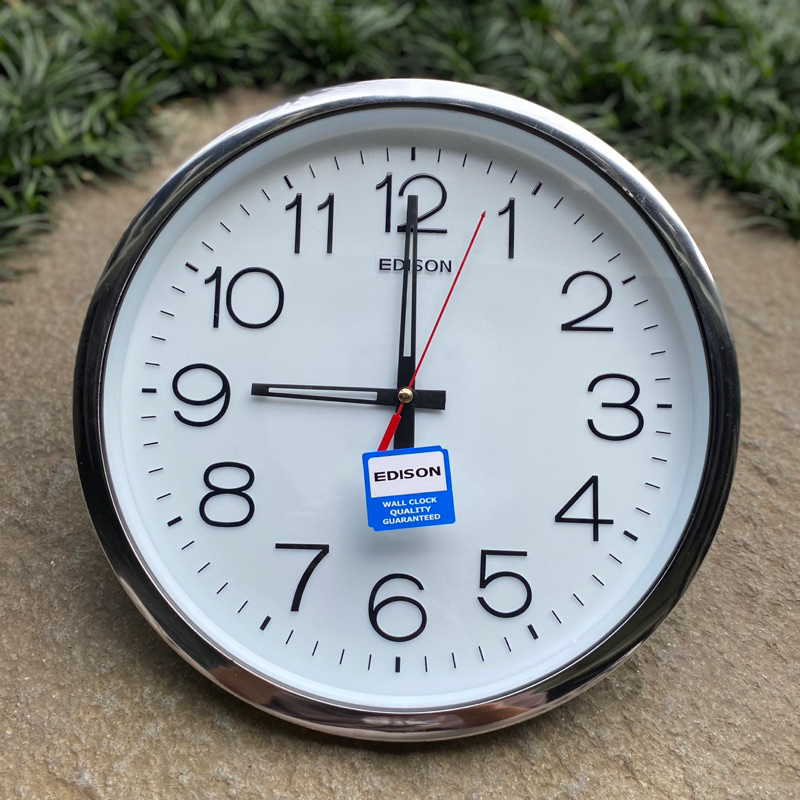 Jual jam dinding Edison EDW28 T26/jam dinding besar/jam dinding bagus ...