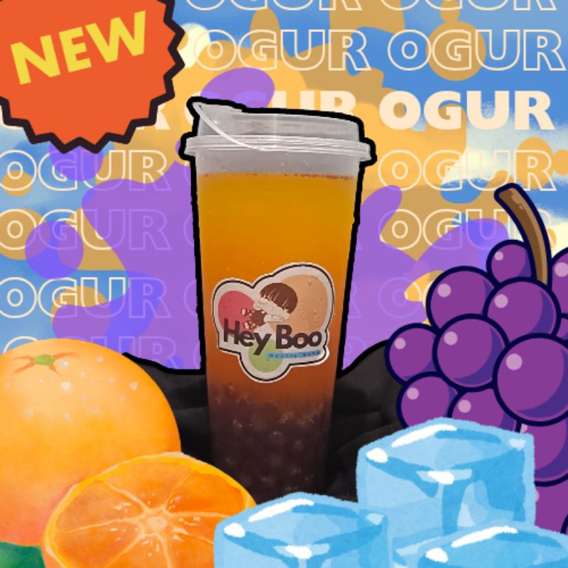 Jual HEY BOO OGUR (Jeruk dan Boba Anggur) | Shopee Indonesia