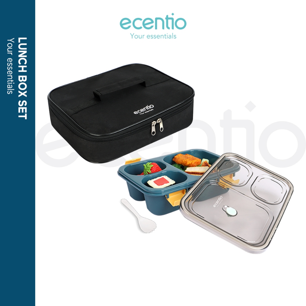 Jual ecentio kotak makan anti tumpah lunch box set 850ML Anti Tumpah ... Jual ecentio kotak makan anti tumpah lunch box set 850ML Anti Tumpah ...