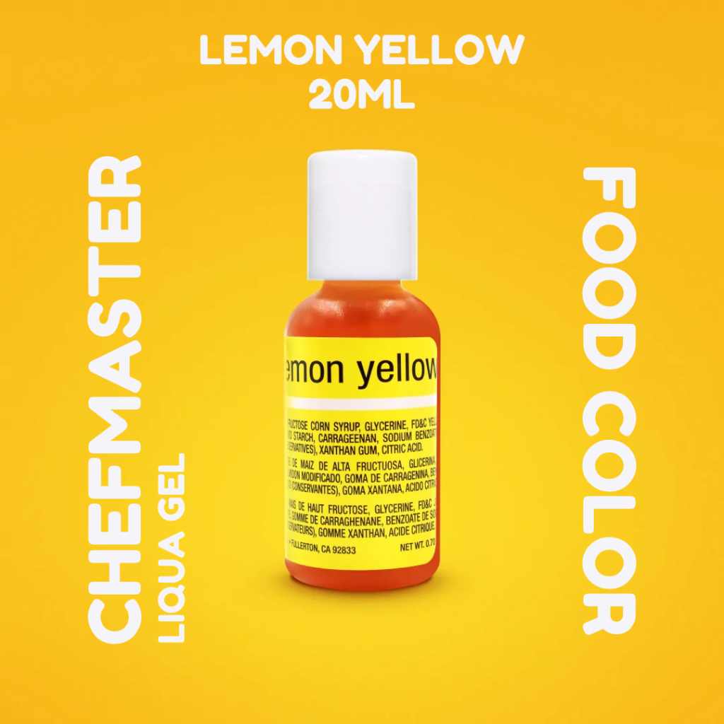 Jual Chefmaster Liqua Gel - Lemon Yellow 20gr / Pewarna Makanan Kue ...