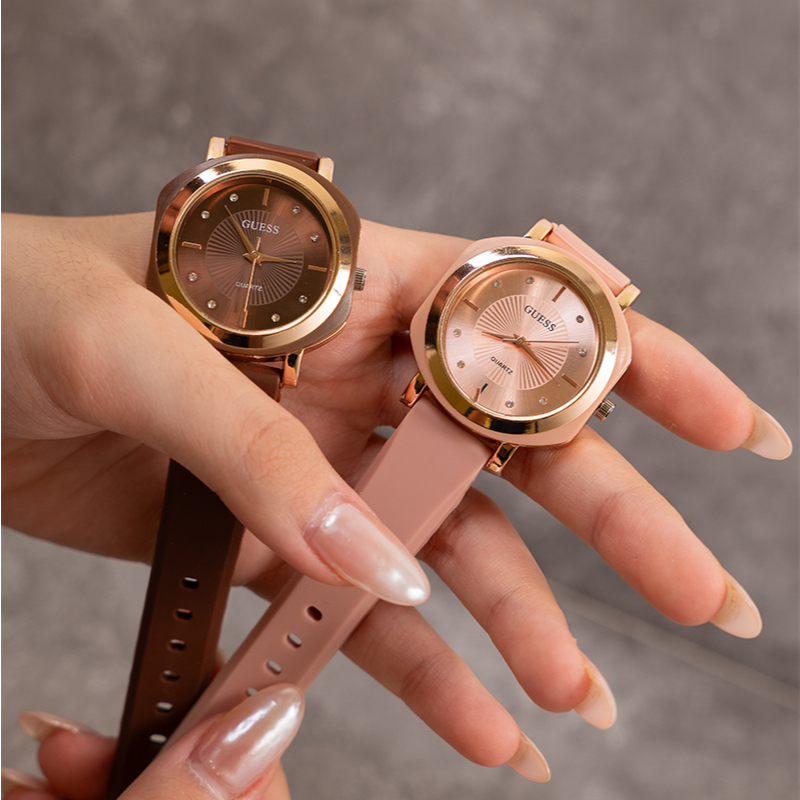Jual [ COD] Jam Tangan Wanita Analog Quartz Tali Rubber Premium ...