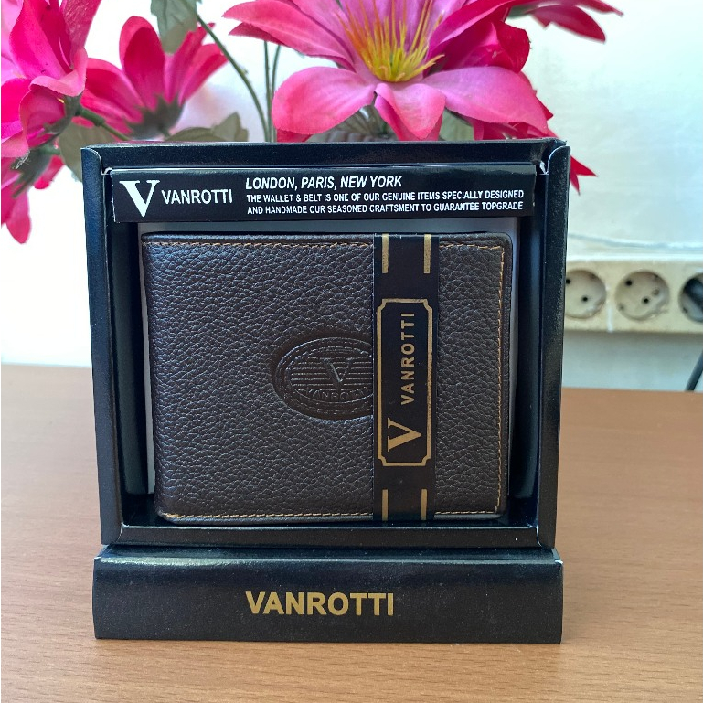 Jual [JURAGAN TAS] VANROTTI Dompet Pria Import Dompet Kulit 100% Kulit ...