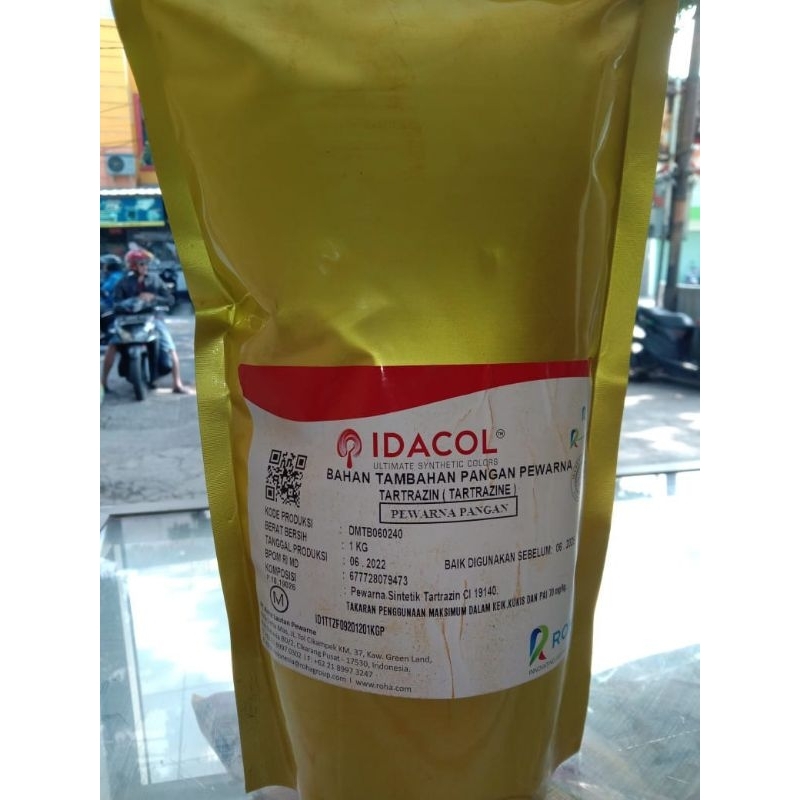 Jual Idacol Tartazine/kuning 1kg | Shopee Indonesia