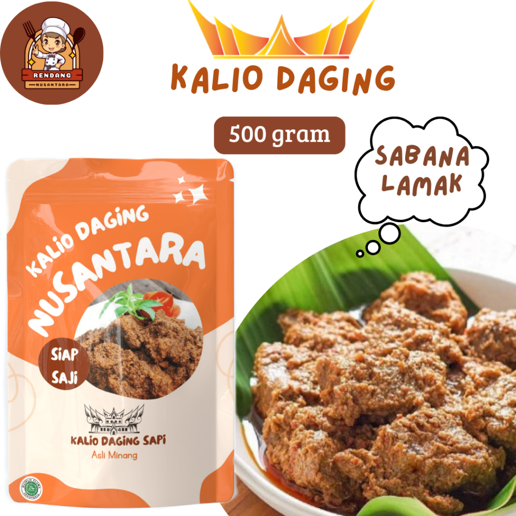 Jual Kalio daging sapi Fresh Masakan Khas Minang/500 gr By Rendang ...