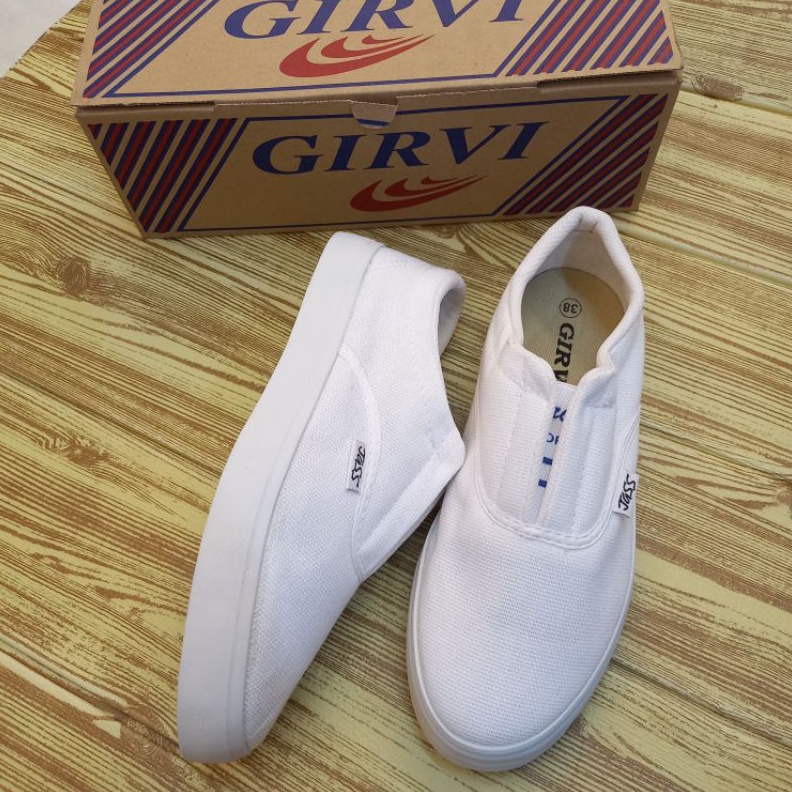 Jual KODE T34U sepatu girvi putih | Shopee Indonesia
