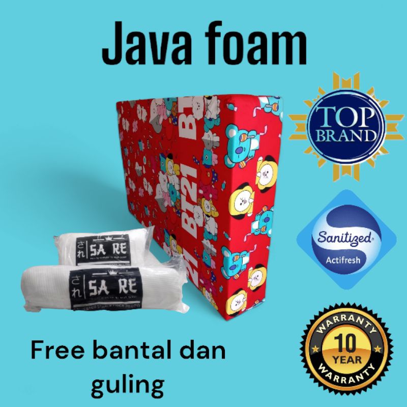 Jual KASUR BUSA JAVA FOAM ORIGINAL D16 YELLOW GARANSI 10 TH | Shopee ...