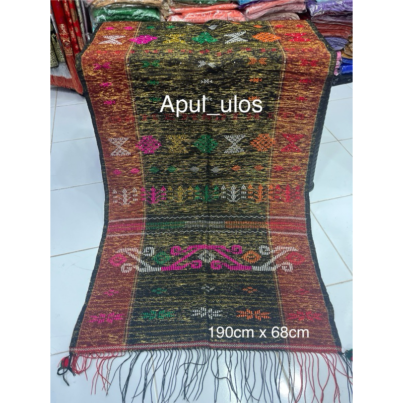 Jual Ulos sadum langka hitam full gliter Sadum Antik Ulos boru Ulos bere perempuan Ulos holong ...