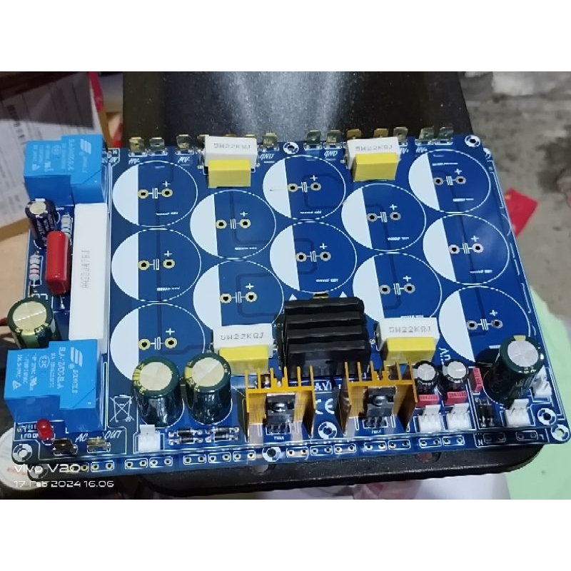 Jual kit psu 12 elco class H dauble layer + softstar 2 relay (dioda ...