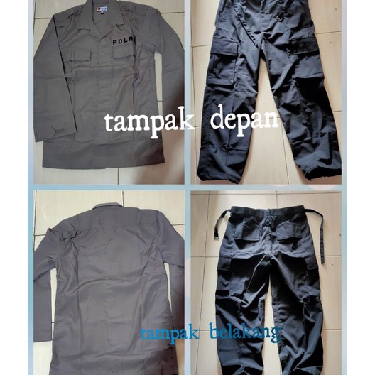 Jual Star Seller Seragam pdl jatah polri brimob original satpam ...