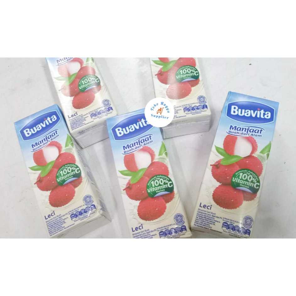 Jual Jus Juice Leci dan Apel Buavita | Pilih Varian Rasa | Shopee Indonesia