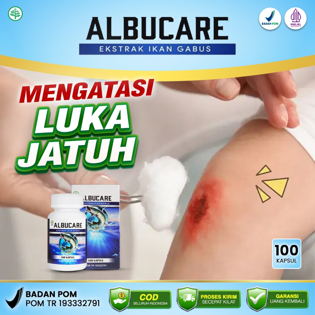 Jual Albucare Vitamin Herbal 100% Original Obat Luka Jatuh Pengering ...