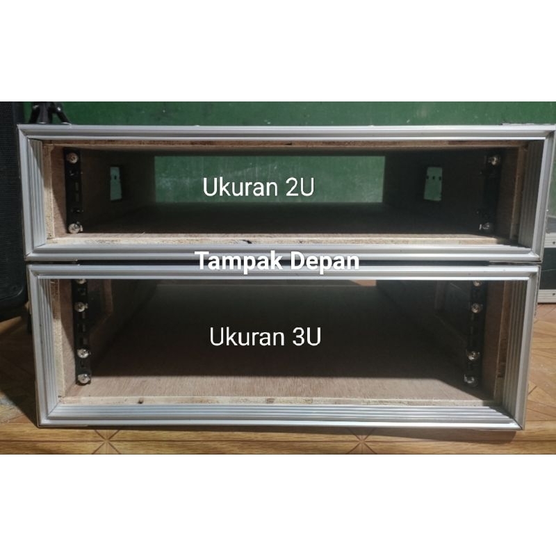 Jual Hardcase Power 2U/3U (panjang 56cm) Triplek tebal 12/15mm Finishing HPL | Shopee Indonesia